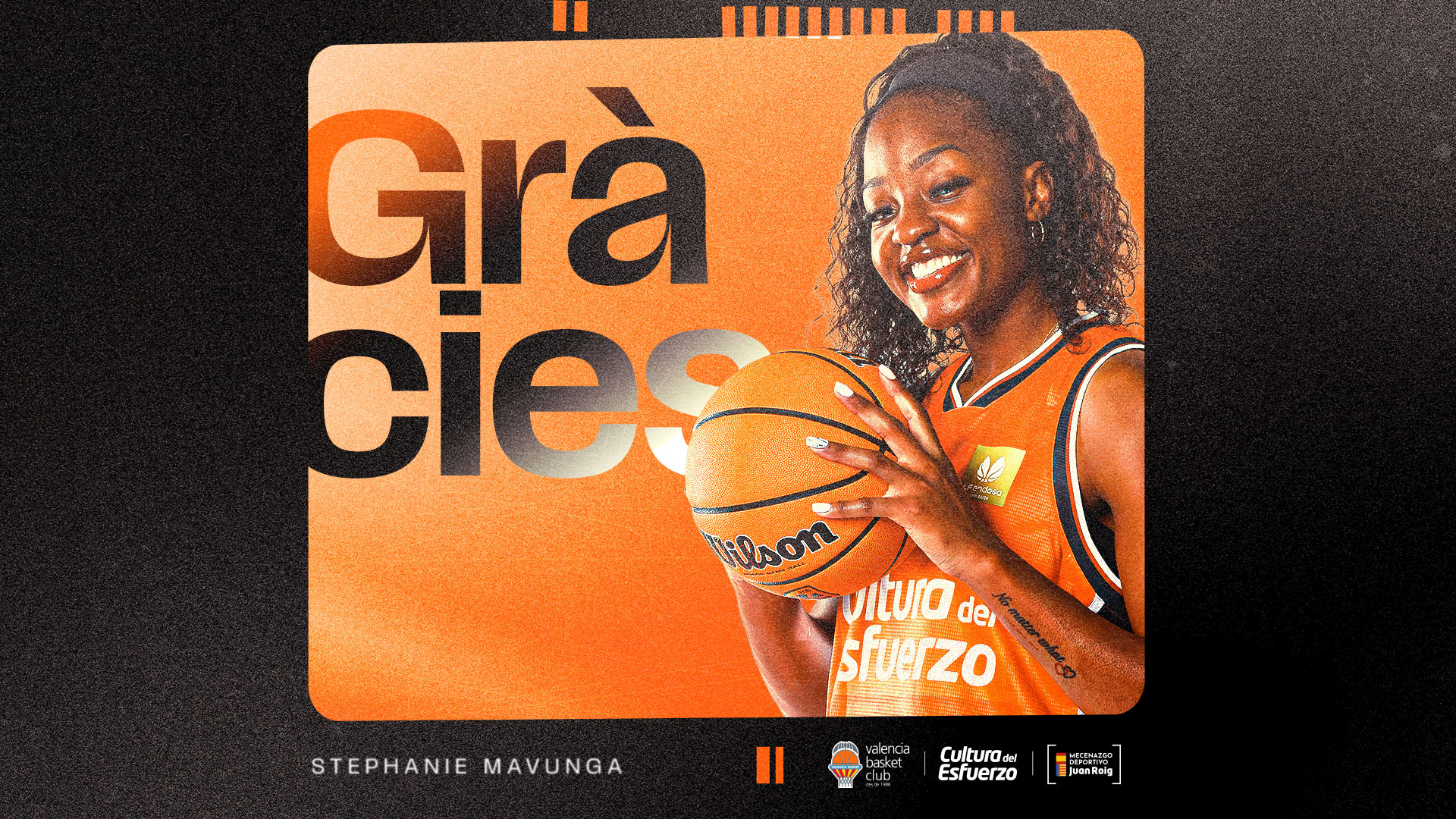 Thanks to Stephanie Mavunga - Valencia Basket Club