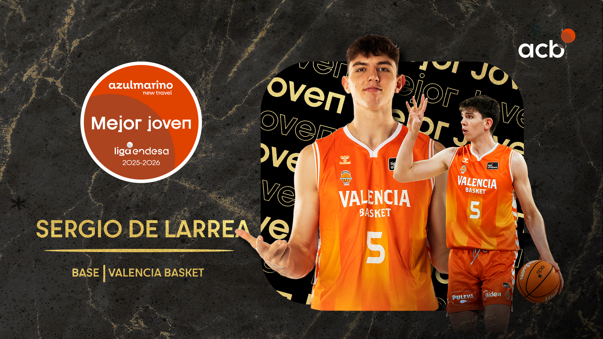 Sergio De Larrea, Mejor Joven de la Liga Endesa 2025-26 - Valencia ...
